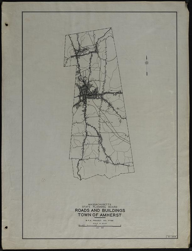 Roads and buildings Town of Amherst - Digital Commonwealth