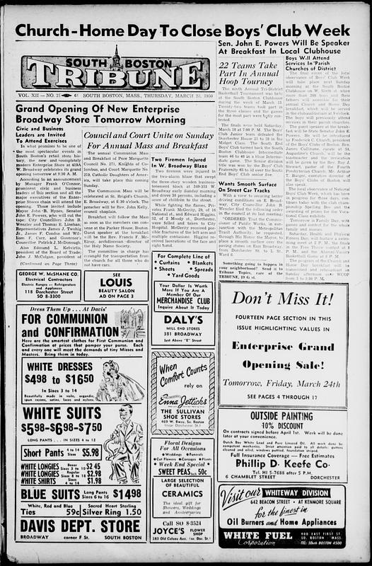 South Boston Tribune. March 23, 1950 - Digital Commonwealth