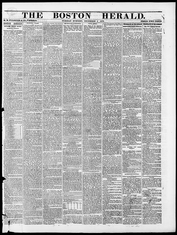 The Boston Herald. December 02, 1873 - Digital Commonwealth