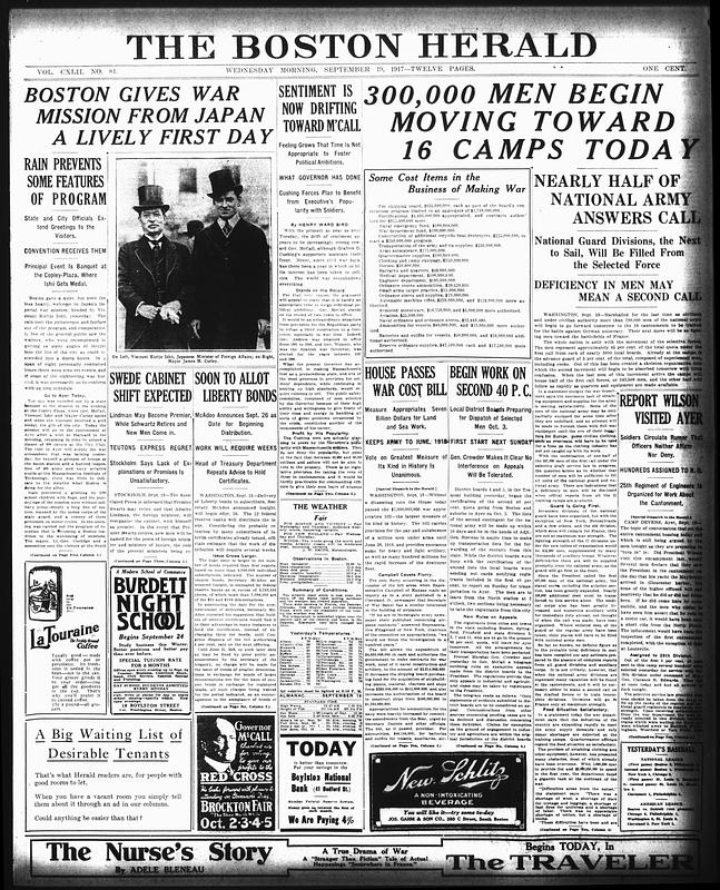 The Boston Herald. September 19, 1917 - Digital Commonwealth