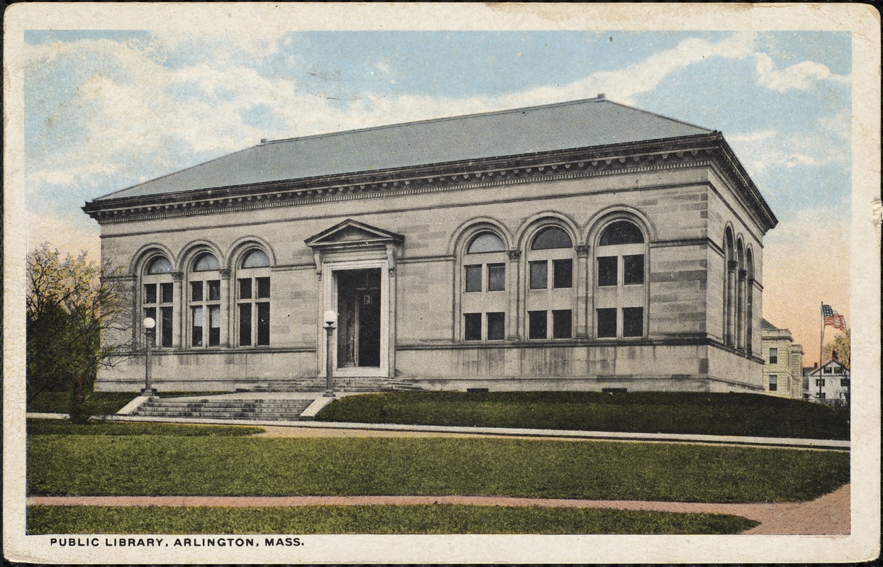 Public library, Arlington, Mass. - Digital Commonwealth