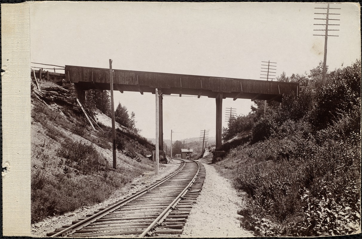 This is the Scar Bridge over the Mass Central Railroad before the ...