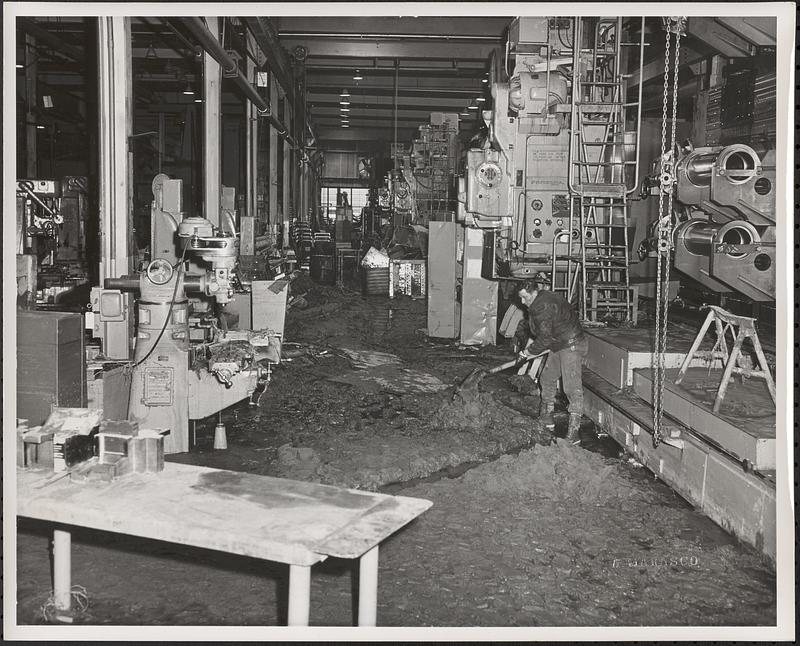 Debris on shop floor - Digital Commonwealth