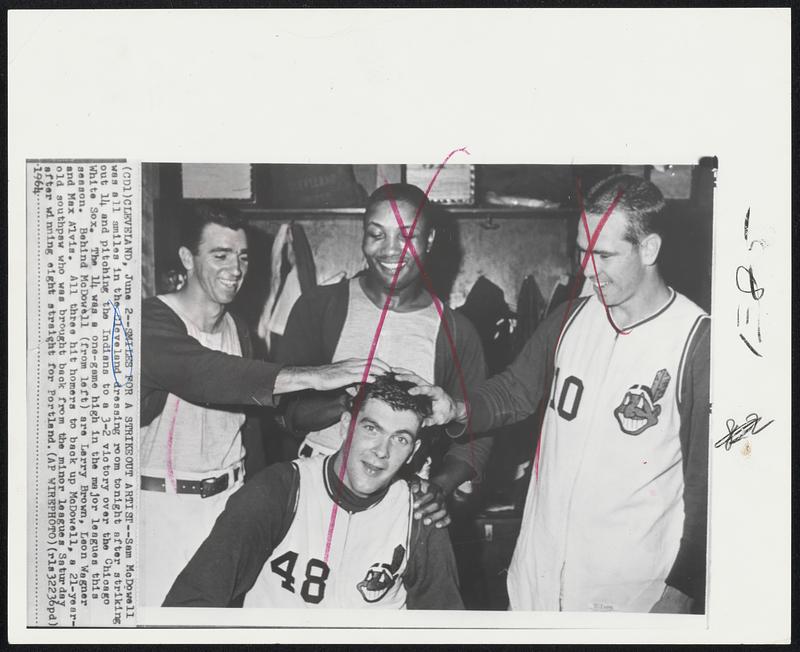 Smiles for a Strikeout Artisit--Sam McDowell was all smiles in the ...