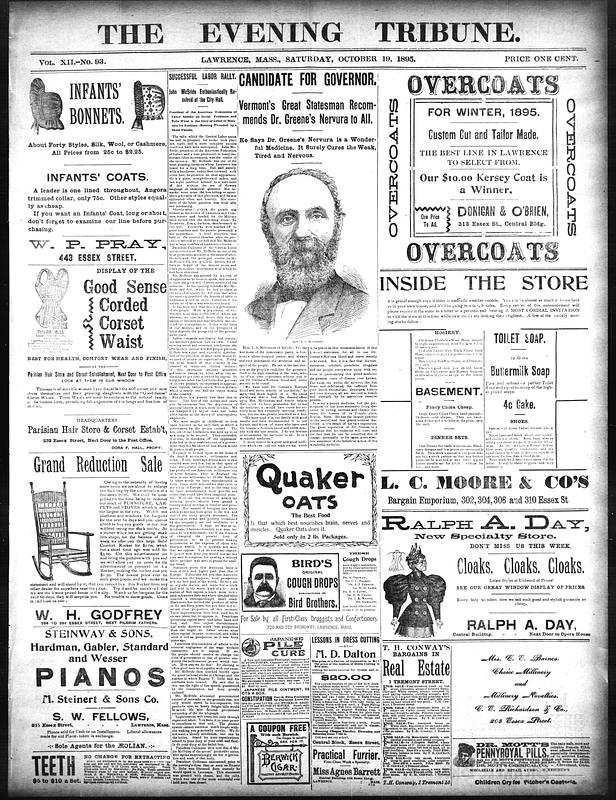 The Evening Tribune. October 19, 1895 - Digital Commonwealth