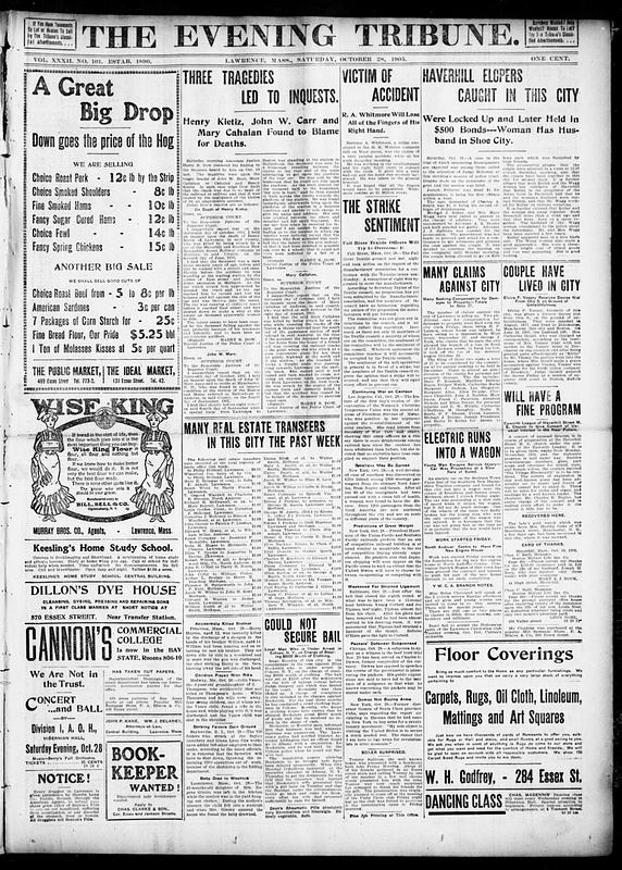 The Evening Tribune. October 28, 1905 - Digital Commonwealth