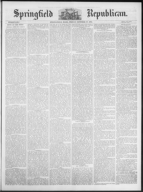 Springfield Weekly Republican - Digital Commonwealth