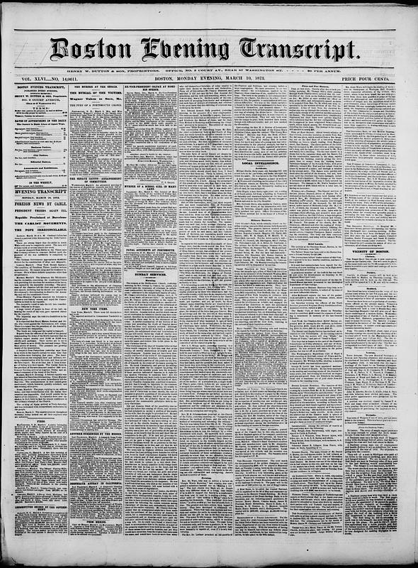 Boston Evening Transcript - Digital Commonwealth