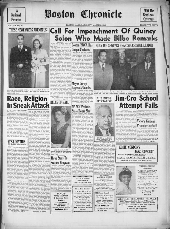 Boston Chronicle. March 09, 1946 - Digital Commonwealth