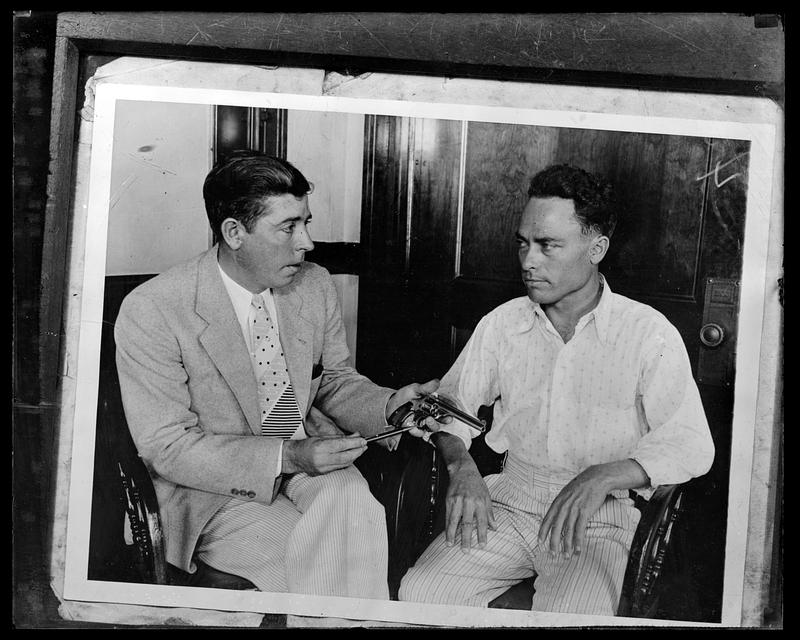 Giuseppe Zangara, 2/19-1933 - at left State Attorney John Rolland. This ...