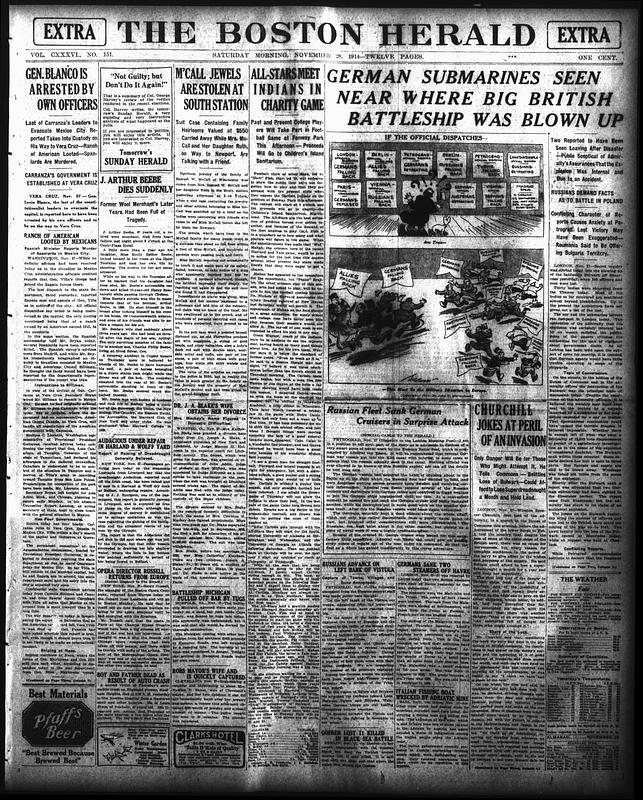 The Boston Herald. November 28, 1914 - Digital Commonwealth