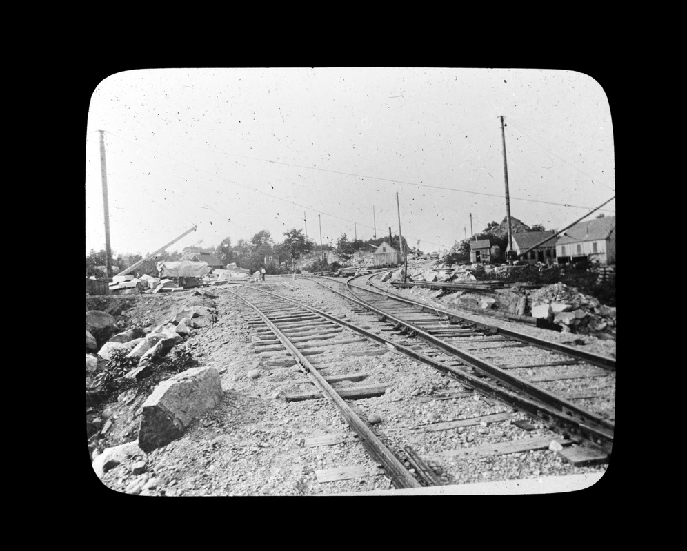 Quarry Railroad near Reinhalter Quarry - Digital Commonwealth
