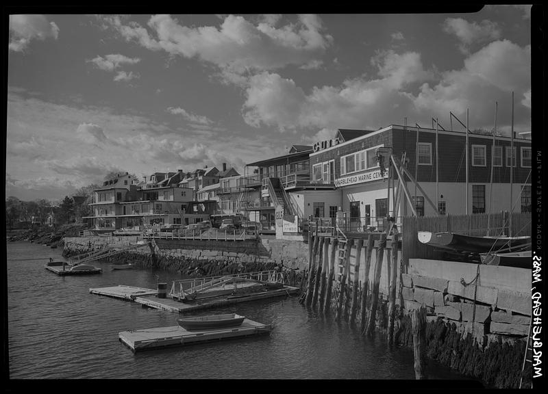 Marblehead, harbor front marine center - Digital Commonwealth