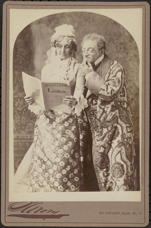 James Lewis & Mrs. Gilbert in "Big Bonanza" 1875 - Digital Commonwealth