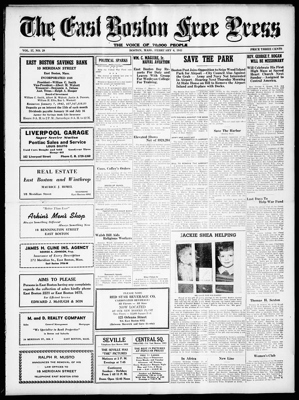 East Boston Free Press. February 06, 1943 - Digital Commonwealth