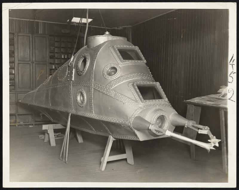 An Armored Sea-Monster. This machine is not really a sea monster, but ...