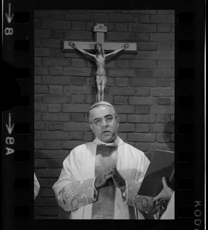 Cardinal Medeiros conducts mass, South End - Digital Commonwealth