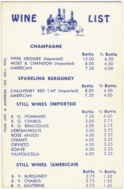 Wine list - Digital Commonwealth