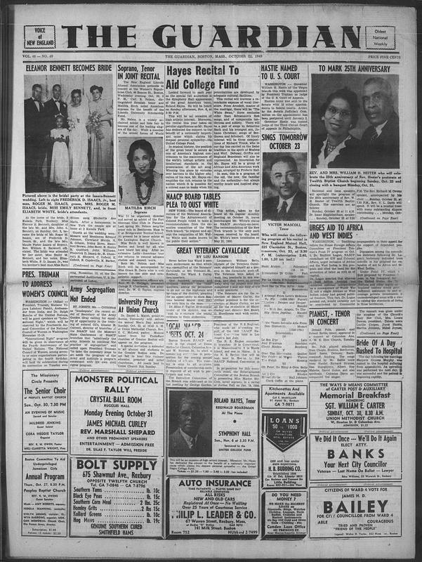 The Guardian. October 22, 1949 - Digital Commonwealth