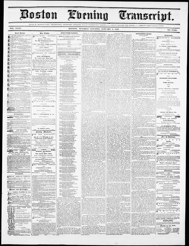 Boston Evening Transcript - Digital Commonwealth