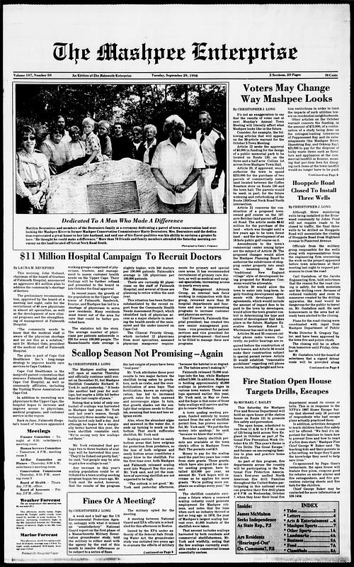 The Mashpee Enterprise. September 29, 1998 - Digital Commonwealth