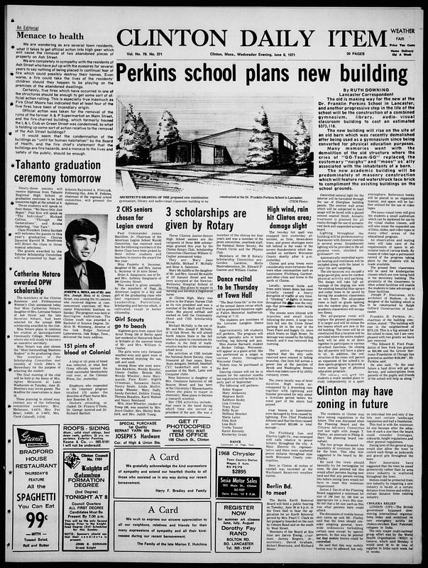Clinton Daily Item. June 09, 1971 - Digital Commonwealth