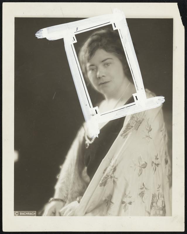 Most recent photograph of Mrs. Malcolm Nichols (Carrie M. Williams ...