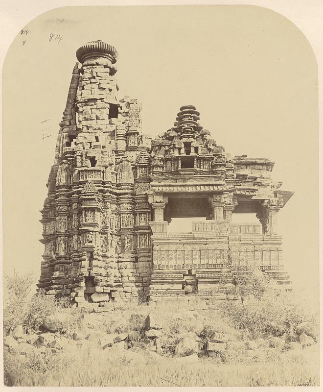 General view of the Javari Temple, Khajuraho - Digital Commonwealth