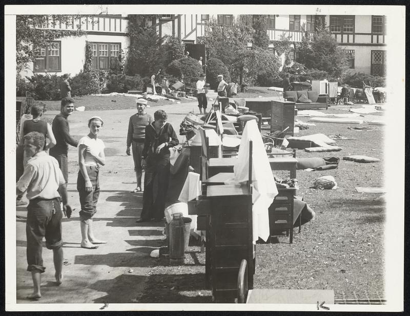 Out to Dry. Tabor Academy students put their furniture out to dry in ...