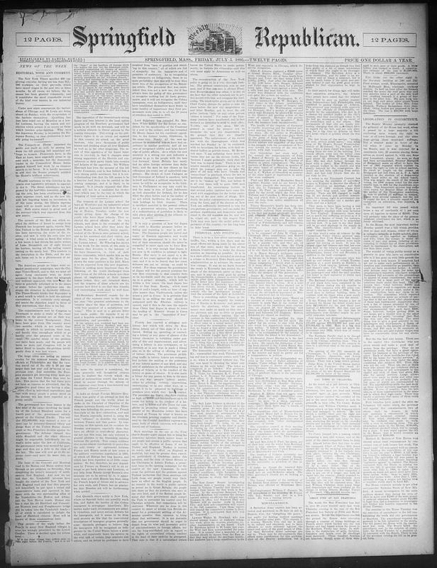 Springfield Weekly Republican - Digital Commonwealth