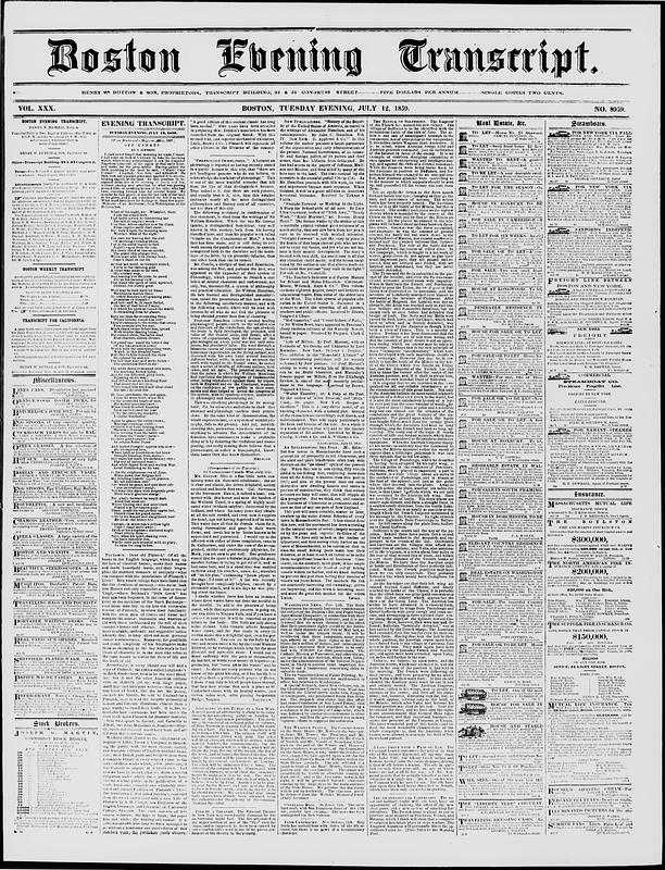 Boston Evening Transcript - Digital Commonwealth