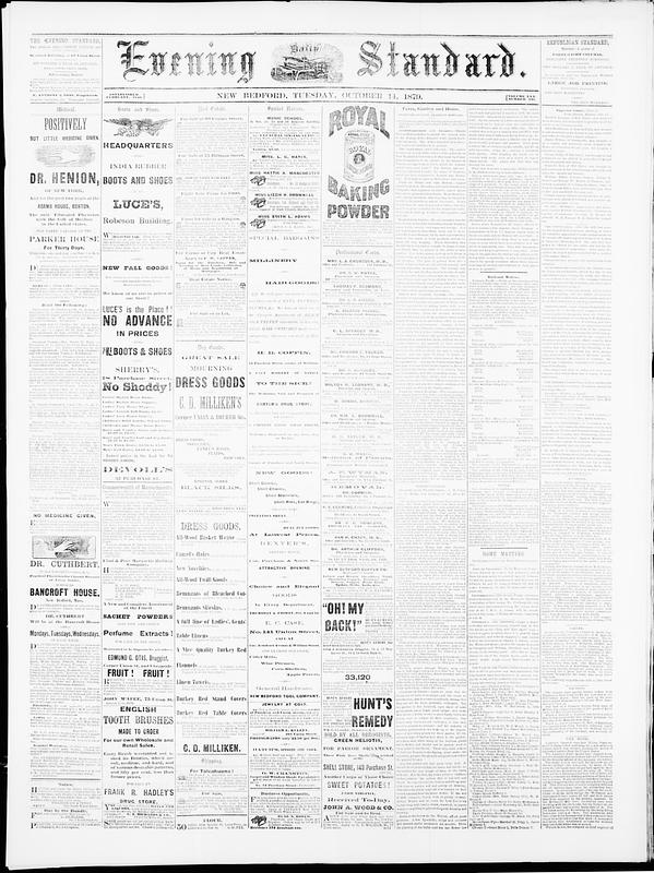 Evening Standard. October 14, 1879 - Digital Commonwealth