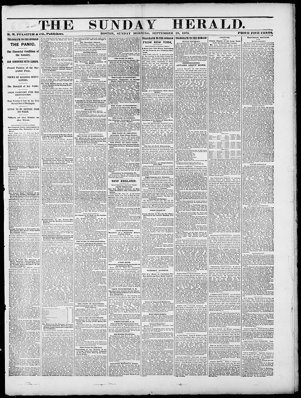 The Boston Herald. September 28, 1873 - Digital Commonwealth