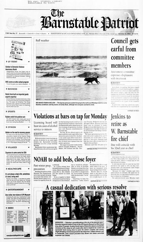 Barnstable Patriot. October 15, 2004 - Digital Commonwealth