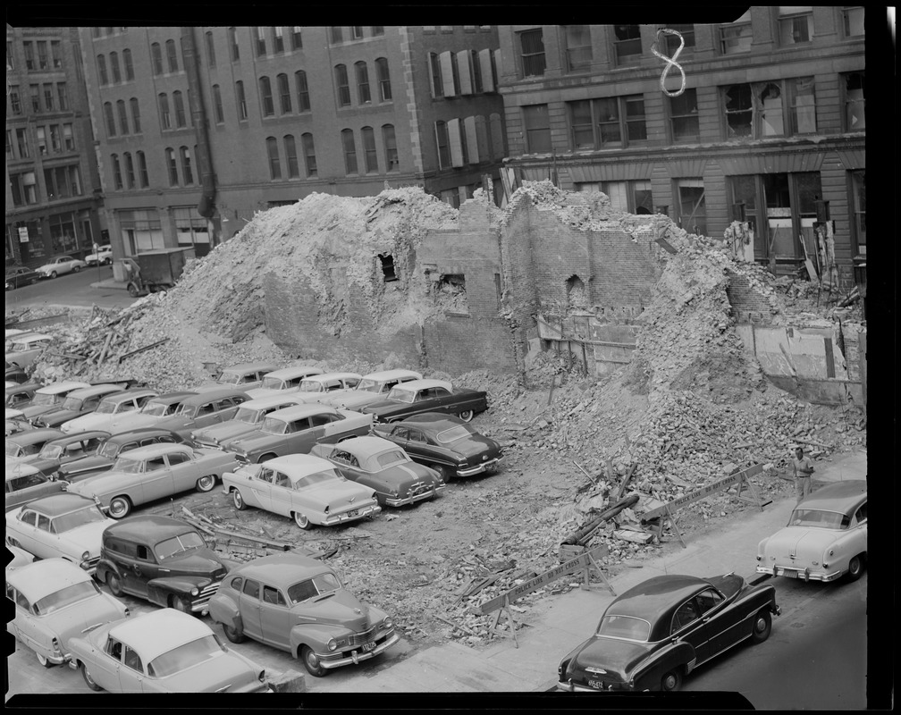 Wrecked building - Digital Commonwealth