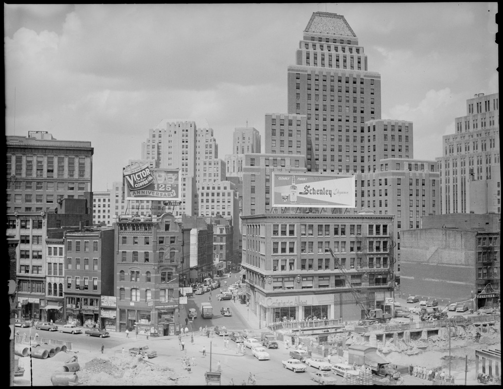 Dewey Square from South Station - Digital Commonwealth