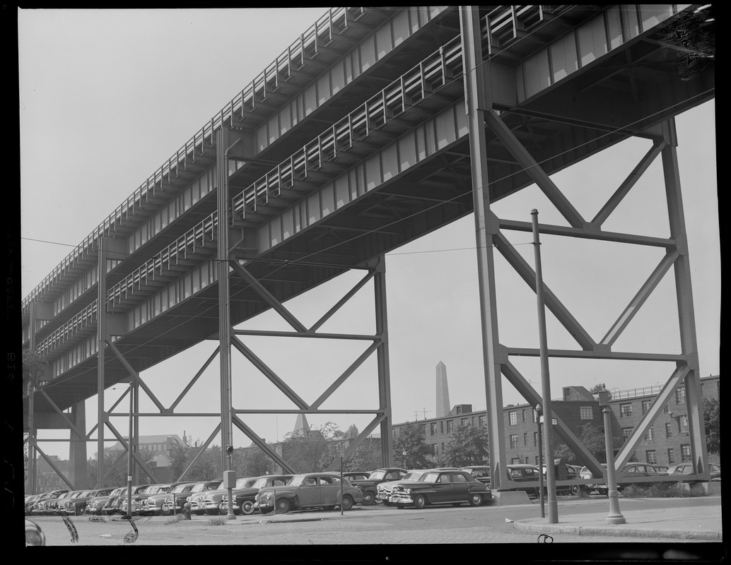 New overpass in Charlestown - Digital Commonwealth