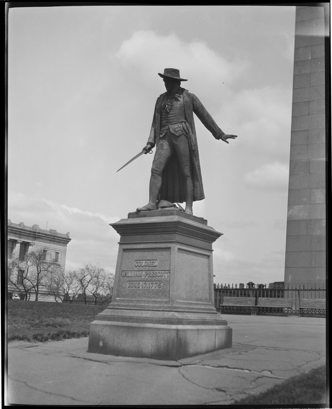 Col. William Prescott Statue, Charlestown - Digital Commonwealth