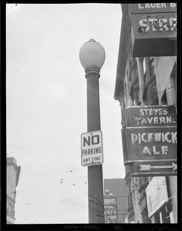 Boston city street signs - Digital Commonwealth