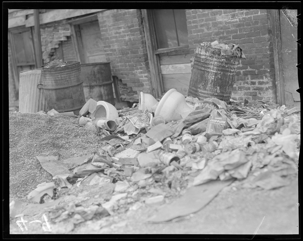 Dirty streets and alleys Boston - Digital Commonwealth
