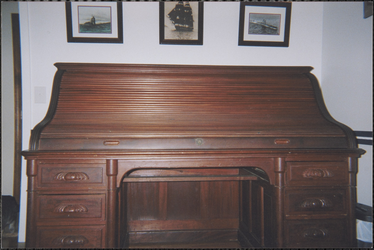 Charles Henry Davis's desk - Digital Commonwealth