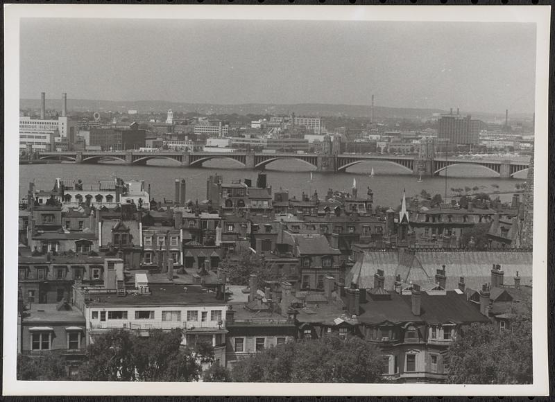 Back Bay and Cambridge from the New England Life Building - Digital ...