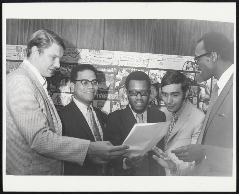 ABCD Camp Scholarships -- Celtics stars Tom Sanders, right, and Don ...