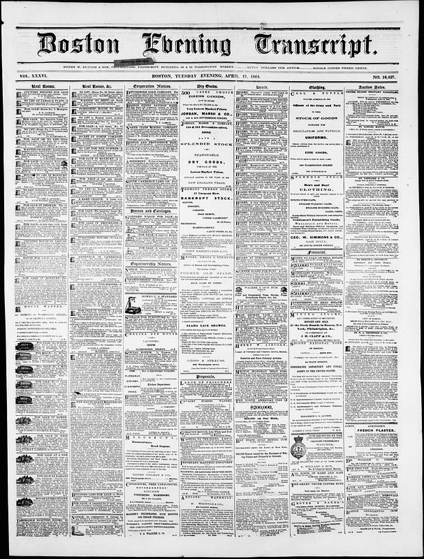 Boston Evening Transcript - Digital Commonwealth