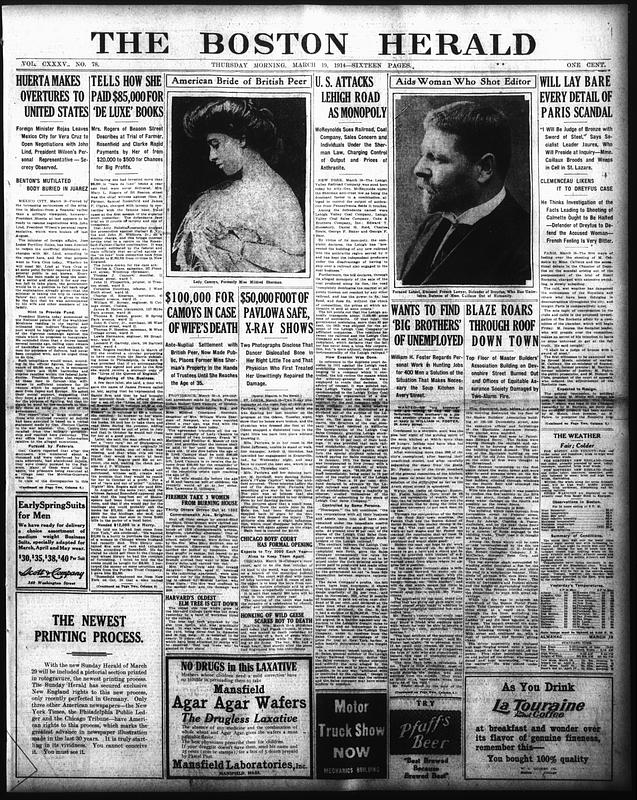 The Boston Herald. March 19, 1914 - Digital Commonwealth