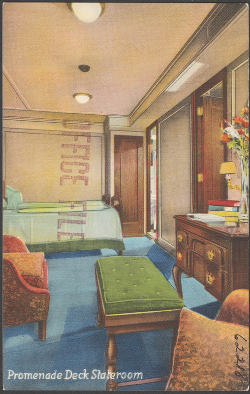Promenade deck stateroom - Digital Commonwealth