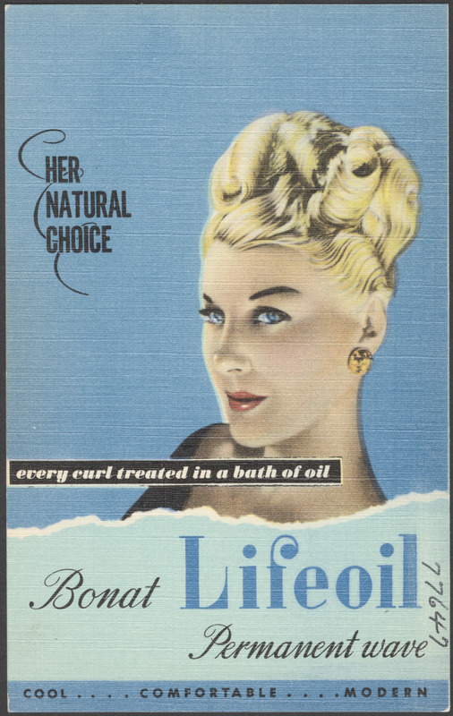 Bonat Lifeoil permanent wave. Her natural choice. Every curl treated in ...