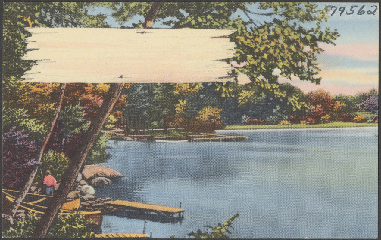 View of lake - Digital Commonwealth