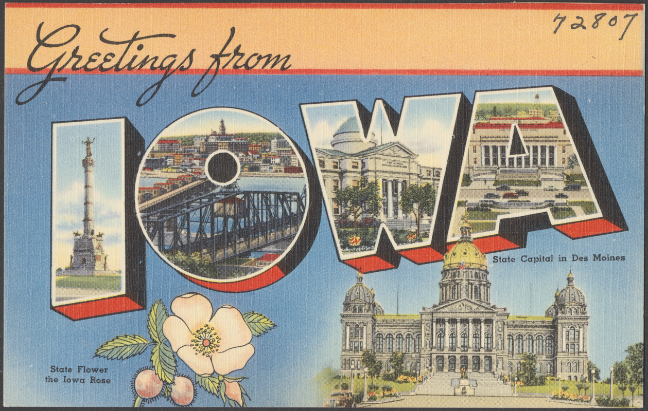Greetings from Iowa - Digital Commonwealth