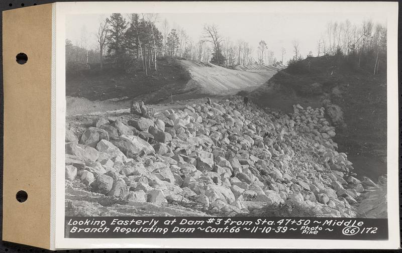 Contract No. 66, Regulating Dams, Middle Branch (New Salem), and East ...